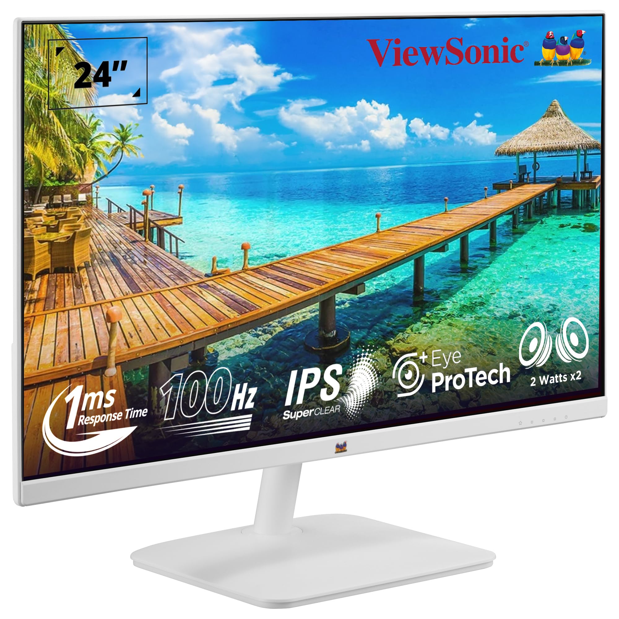 Viewsonic VA2432-MH-W 24″ LED Color Monitor – Priya Computers